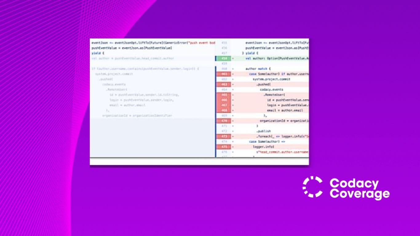 Codacy's Pull Request Coverage Diff View | Codacy
